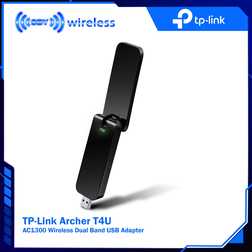 Jual TPLINK Archer T4U AC1300 Wireless Dual Band USB Wifi Adapter ...