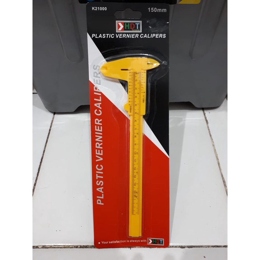 Jual Sketmat PLASTIK HDT Sigmat Jangka Sorong 6" 6inch 0.05mm / Plastic ...