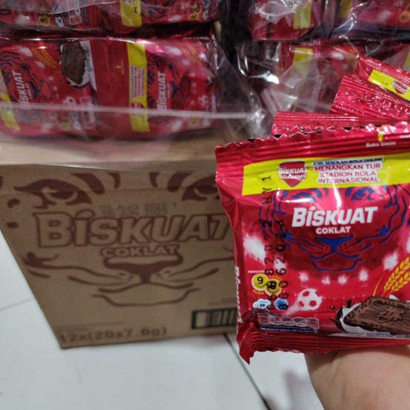 Jual biskuat harga 1 renteng 10pics@7.6gram | Shopee Indonesia