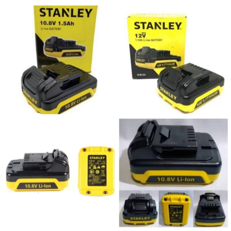 Jual Battery 10.8V - 12V Stanley SCB12S Li-Ion Battery 1.5Ah Baterai ...