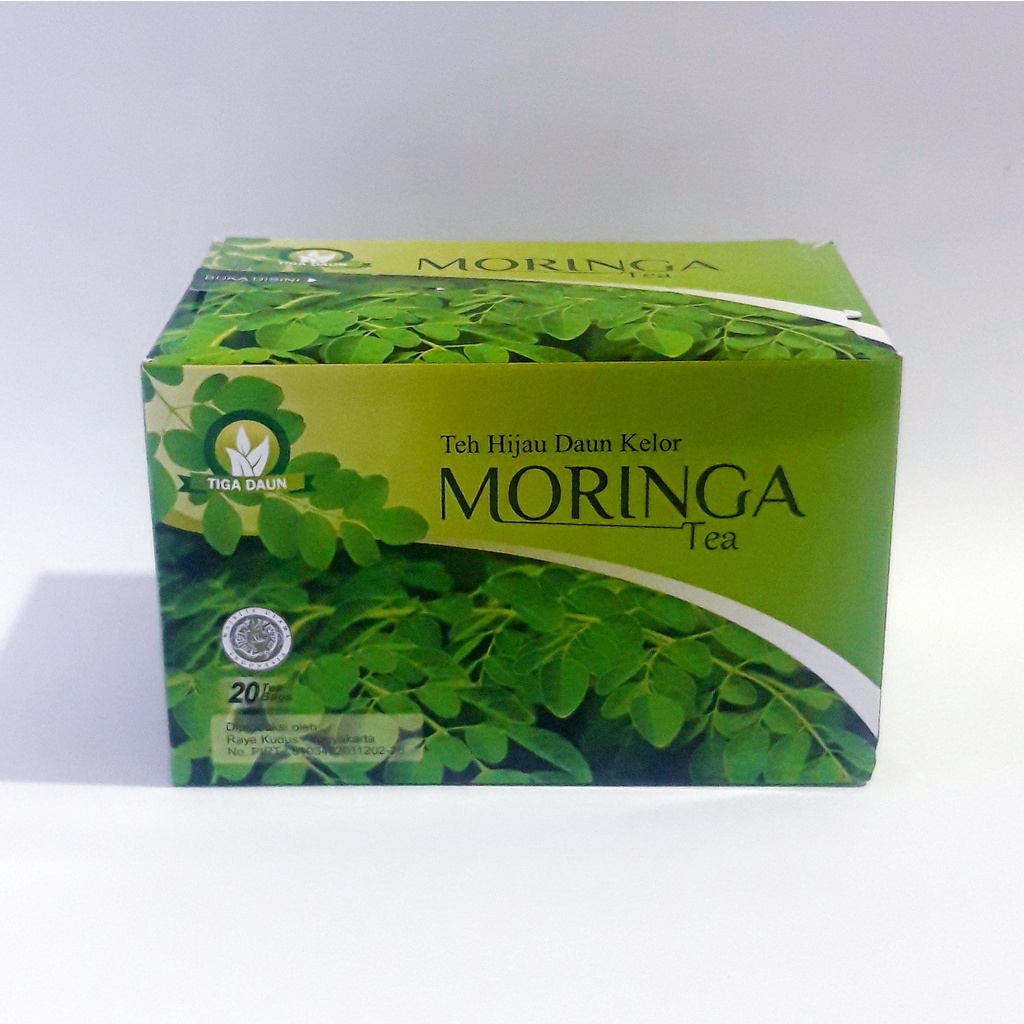 Jual Teh Hijau Daun Kelor MORINGA Isi 20 Tea Bag Teh Celup Herbal ...