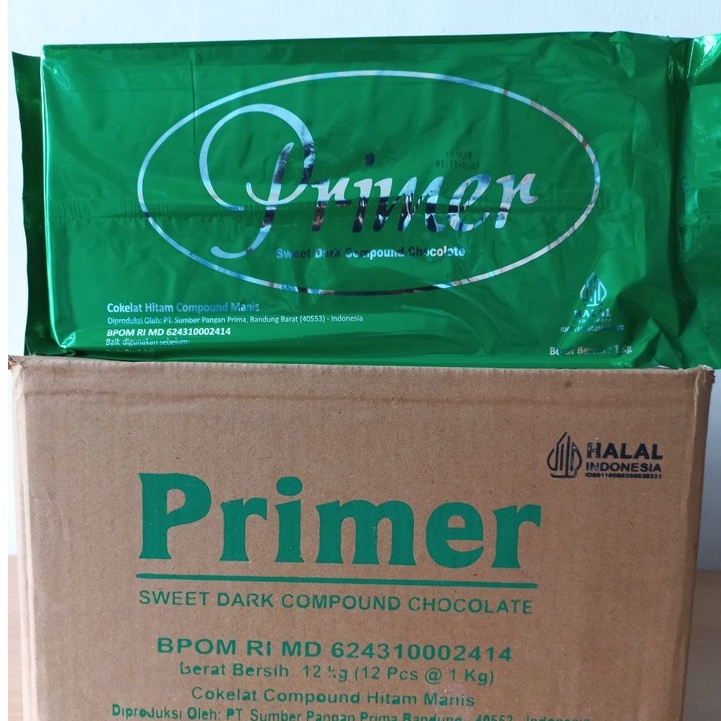 Jual PRIMER Sweet Dark Compound Chocolate 1KG/ Coklat Batang PRIMER TERMURAH | Shopee Indonesia