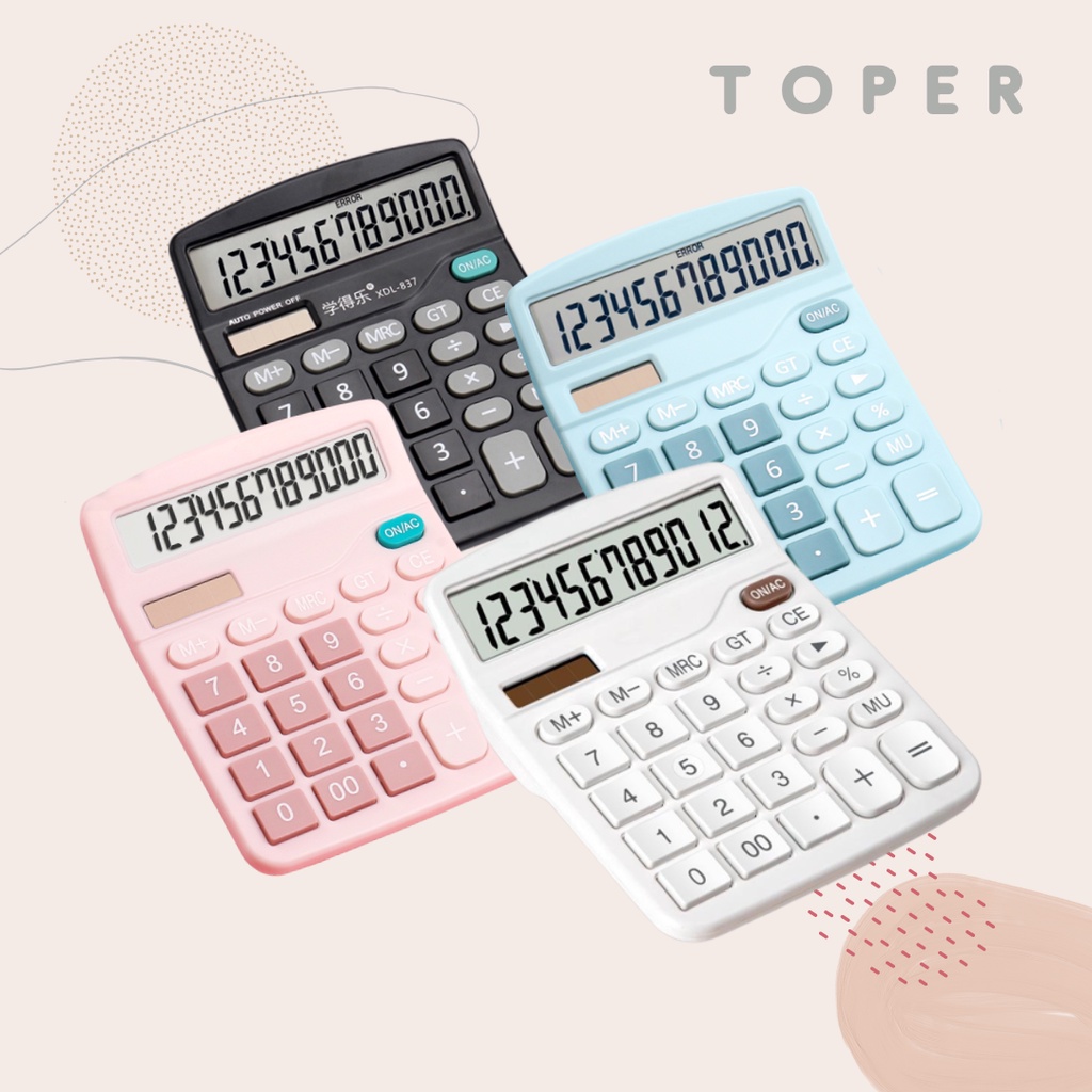 Jual TOPER Calculator Solar Power - Calculator Simple - Kalkulator ...
