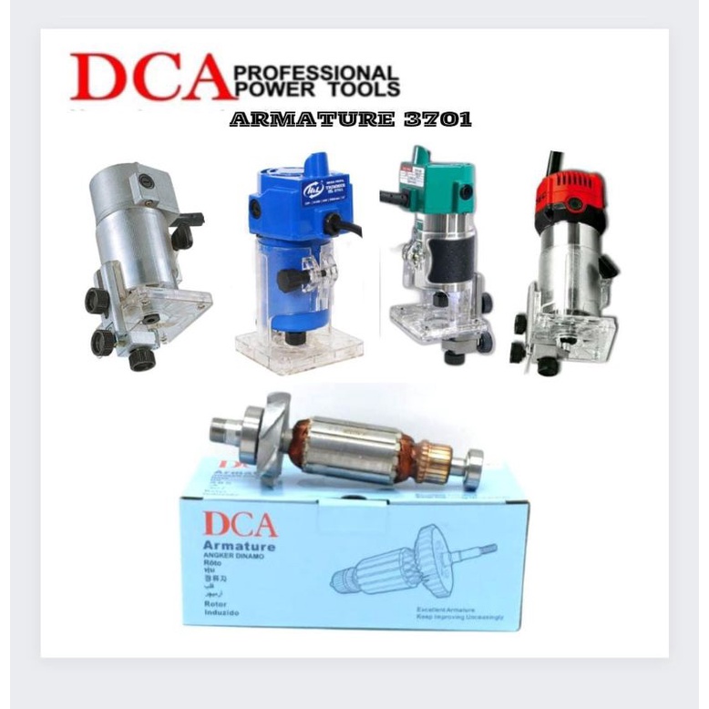 Jual DCA armature / angker trimer / profile N 3701 makita original part ...