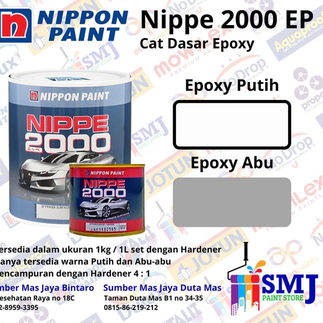 Jual EPOXY NIPPE 2000 PRIMER SURFACER KEMASAN 1 KG - Putih | Shopee ...