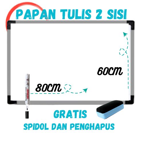 Jual Termurah !!! Papan Tulis Belajar White Board Ukuran BERBEDA Free ...