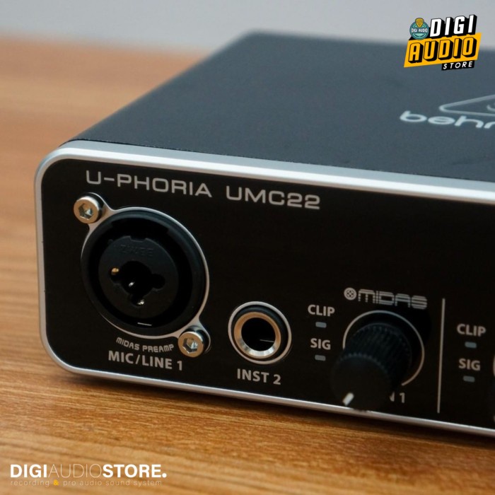 Jual Behringer Umc22 [ Umc 22 ] Audio Interface Soundcard W/ Midas ...