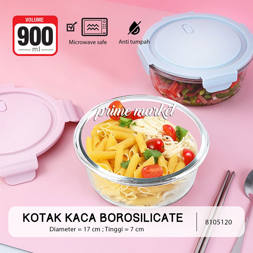 Jual Kotak Makan Kaca Tebal / Lunch Box / Bontot Makan Microwave ...