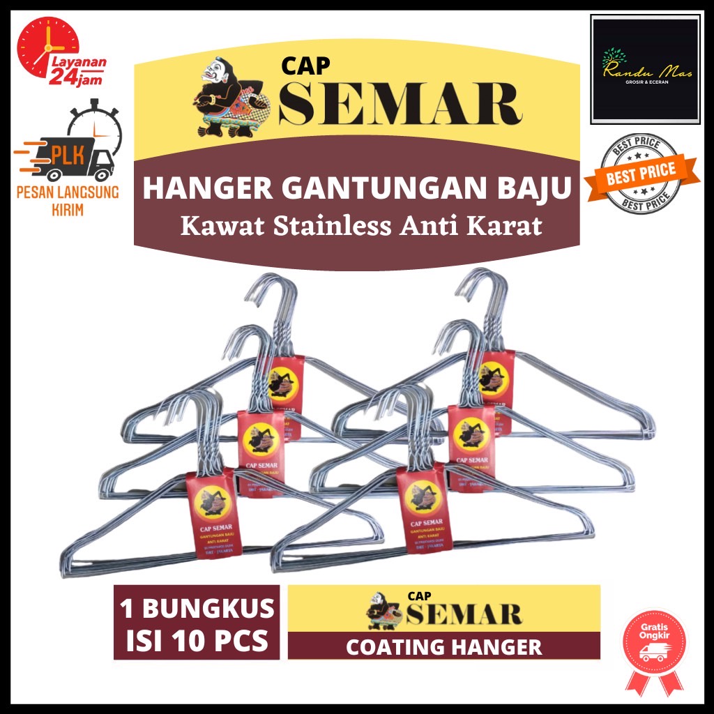 Jual Gantungan Baju Stainlees Steel Isi 10pcs Hanger Baju Dewasa ... Jual Gantungan Baju Stainlees Steel Isi 10pcs Hanger Baju Dewasa ...