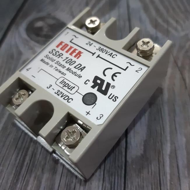Jual SSR Solid State relay 100A Fotek SSR-100DA 100 Ampere 24-380V 220V ...