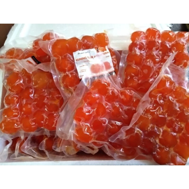Jual Kuning Telur Asin Mentah Jumbo isi 20 butir (INSTANT/SAMEDAY ...