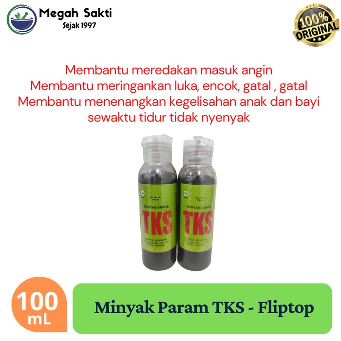 Jual MGS - Minyak Gosok Param TKS 100 mL - Kemasan Baru Tutup Botol ...