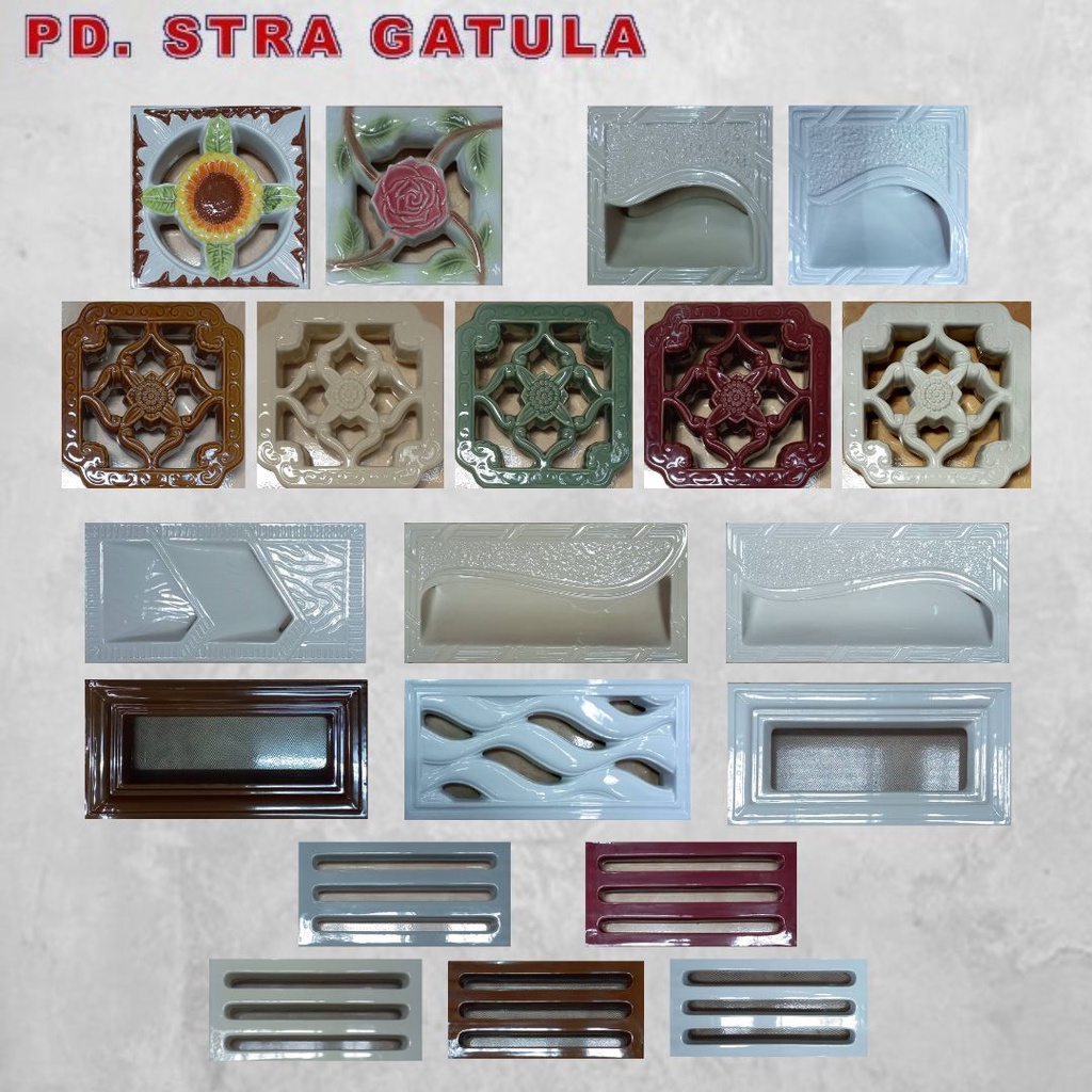 Jual Loster / Roster Aneka Motif 20 x 20 , 20x40 - Roster Keramik ...