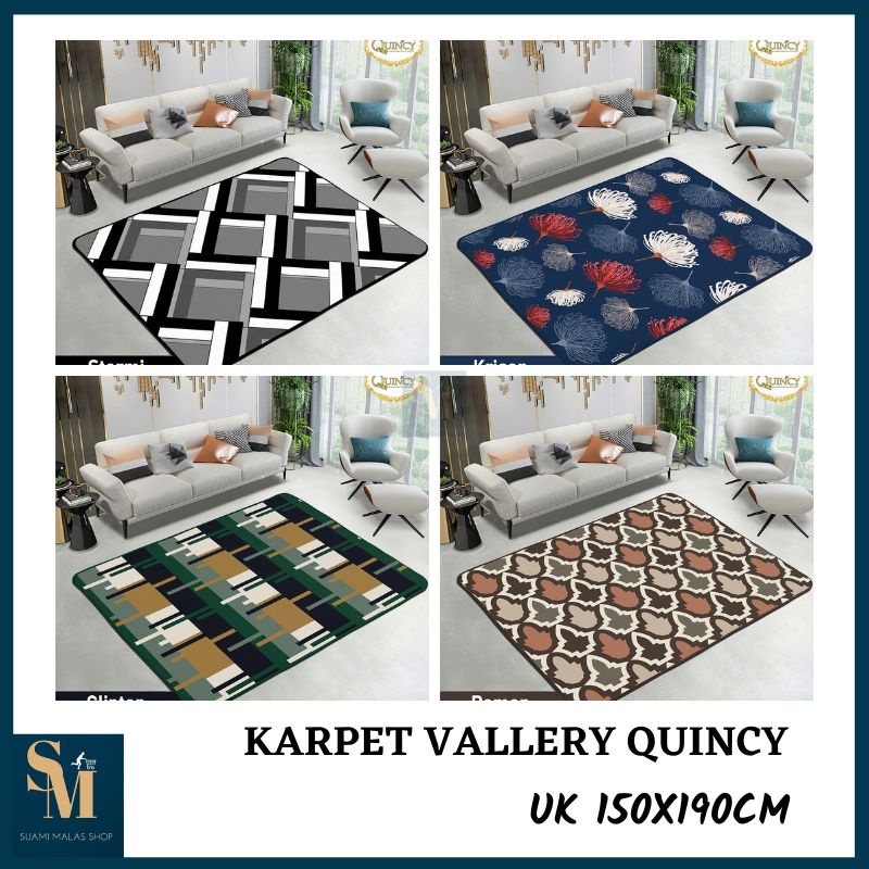 Jual SM Vallery Quincy Karpet 150x190 cm / KARPET Malaysia 150x190 cm ...