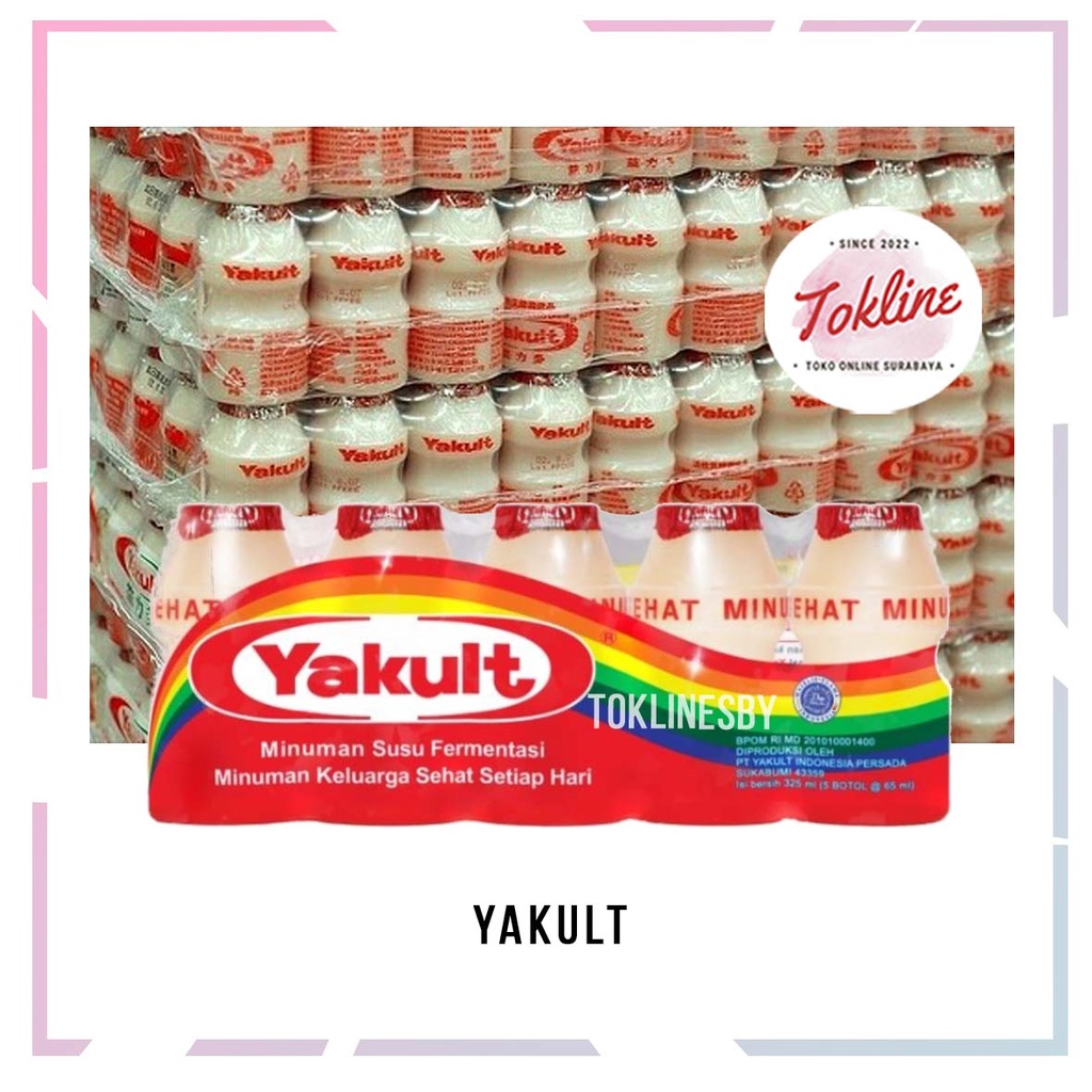 Jual [ 1 Paket isi 12 pack ] YAKULT ORIGINAL 5X65ML | Shopee Indonesia