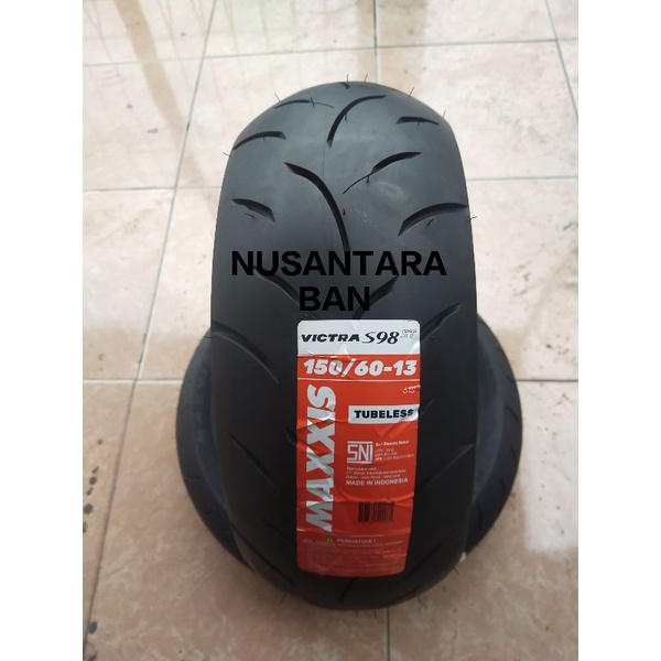 Jual Ban Maxxis Victra S98 Ukuran 150 60-13 Nmax BLK Tubles | Shopee ...
