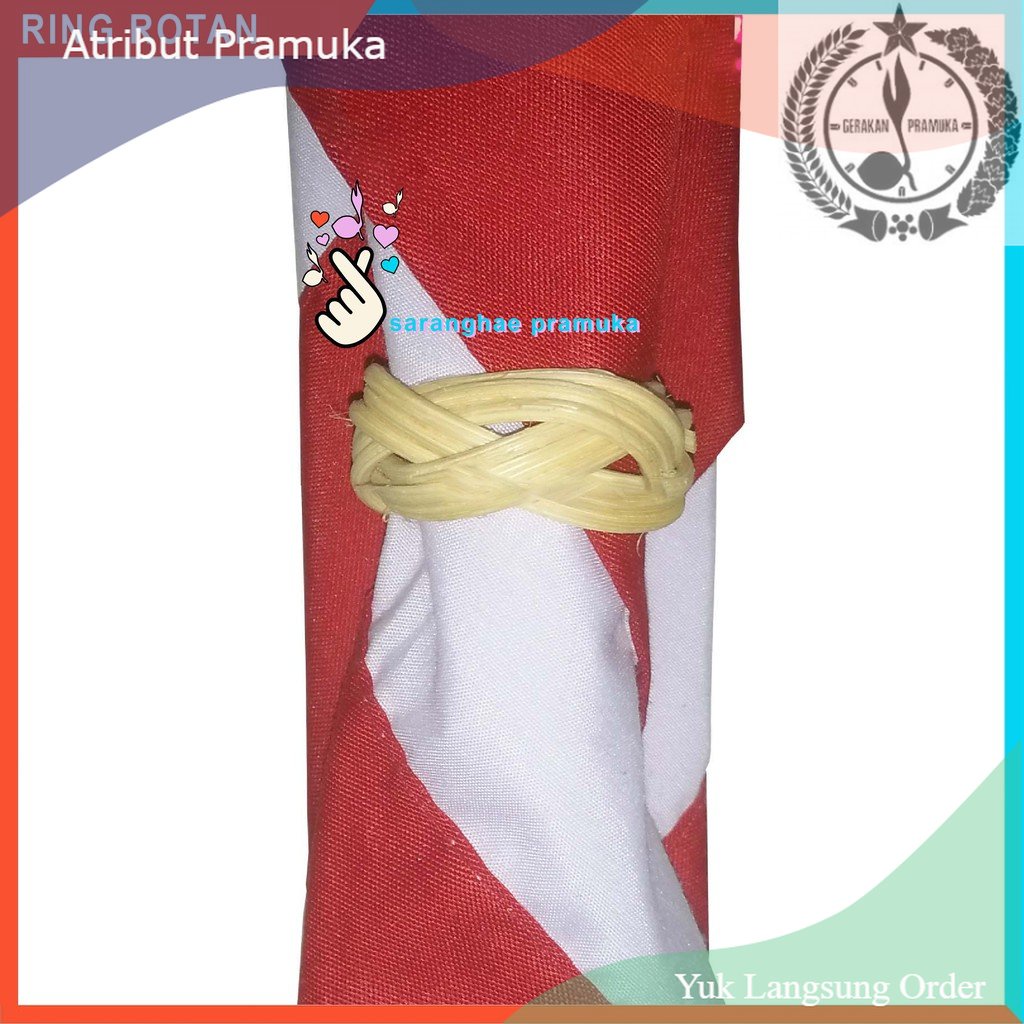 Jual Ring Rotan Kolong Cincin Hasduk Kacu Rotan Pramuka Jawa Tengah ...