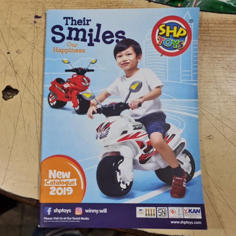 Jual Buku Majalah Anak Sepeda Tolocar Shp Toys Mobil Motor R3 Truk ...
