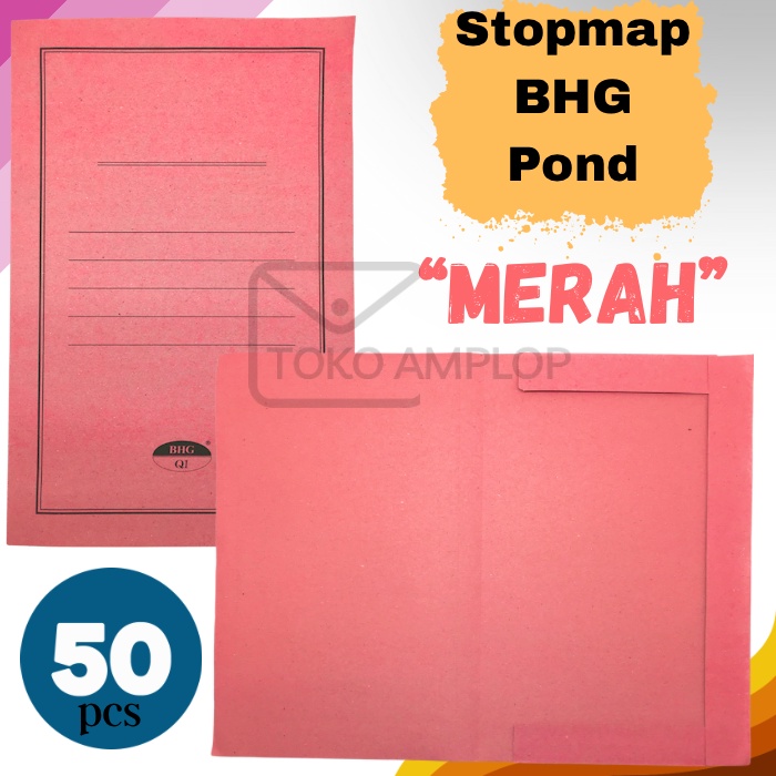 Jual Stopmap Kertas Murah Map Kertas isi 50pcs | Shopee Indonesia