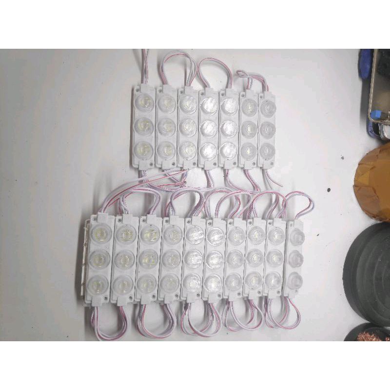 Jual Lampu LED modul 3 mata 12V Lampu Neon Box 3Mata-1Pcs(satuan) Kolong Bak Samping Truk Pickup ...