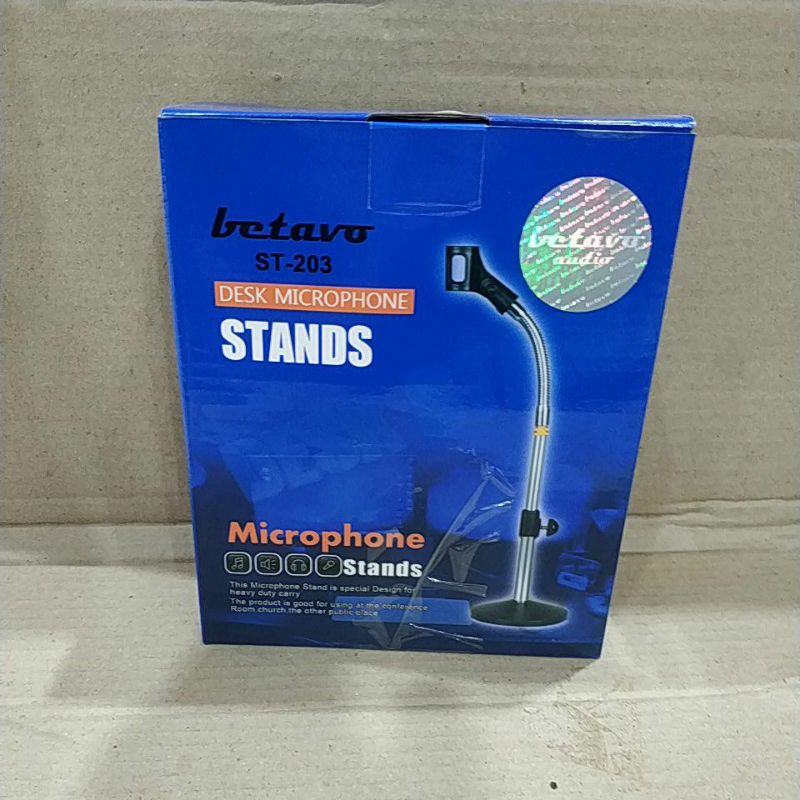 Jual stand mic meja/podium body besi betavo St 203 / stand microphone original betavo | Shopee ...