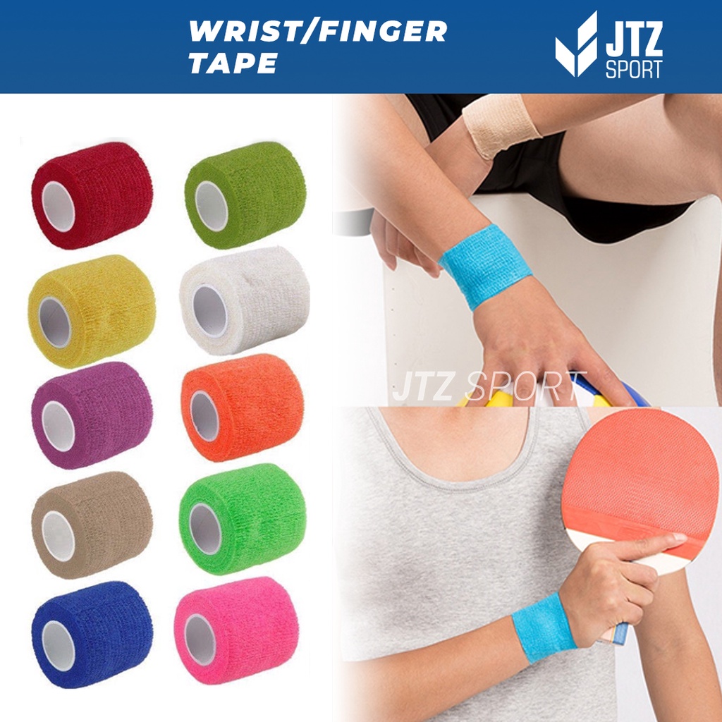 Jual Finger Tape / Wrist Tape / Perban Jari / Cohesive Bandage 5CM X 4 ...