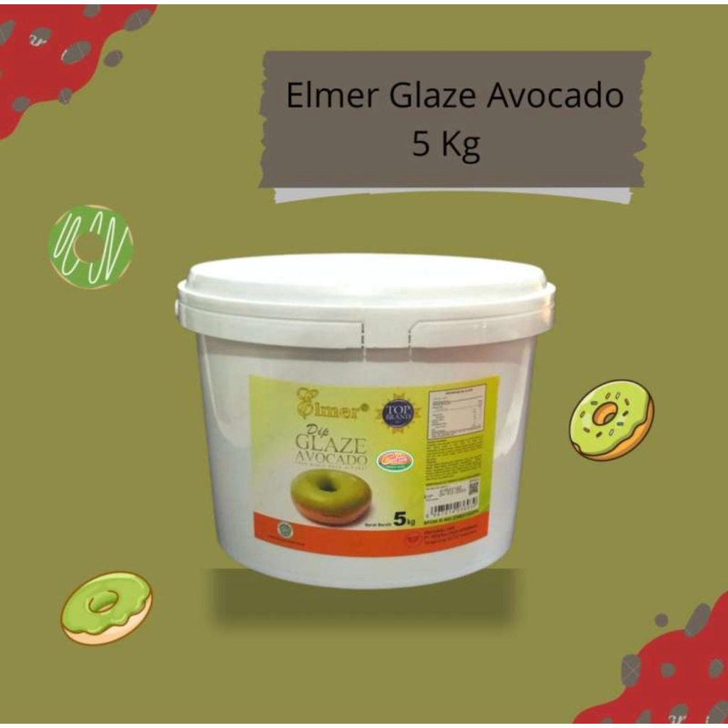 Jual Elmer Dip Glaze 5kg SEMUA RASA LENGKAP / Dip Glaze Coklat Tiramisu ...