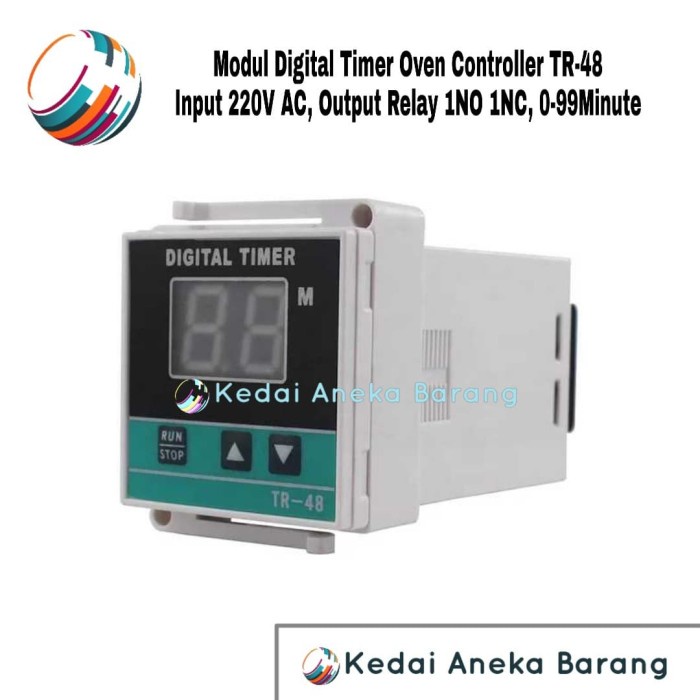 Jual MODUL DIGITAL TIMER OVEN CONTROLLER TR-48 TR48 220V AC OUTPUT RELAY ORIGINAL | Shopee Indonesia