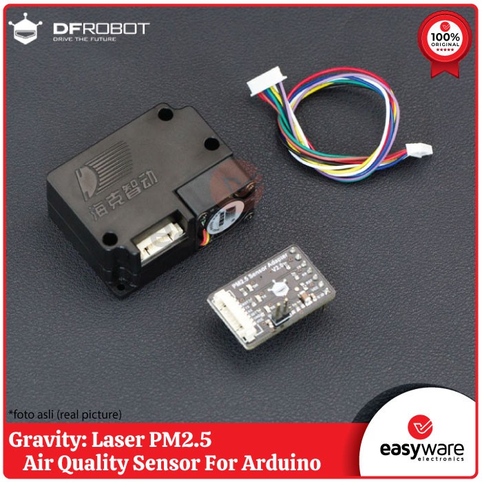 Jual DFRobot Laser PM2.5 Air Quality Sensor For Arduino Gravity Laser PM2.5 SASLUN | Shopee ...
