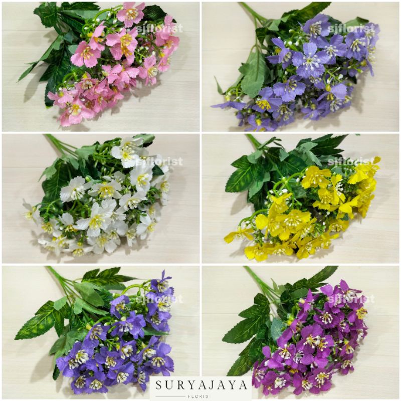 Jual Bunga Mini Star / Bunga Mawar Kecil Mini / Bunga Artificial ...