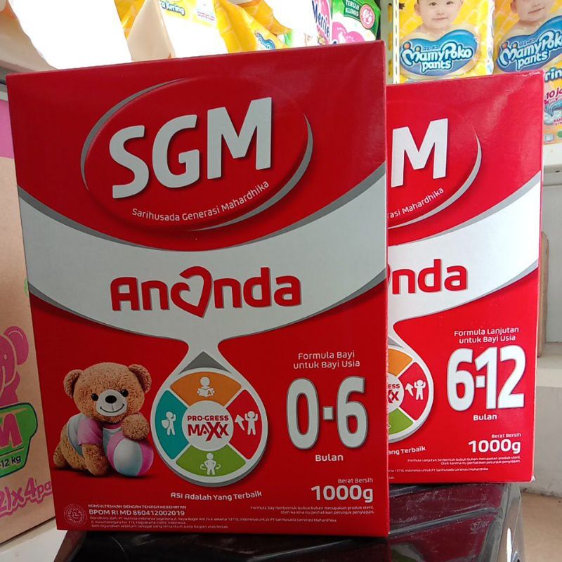 Jual SGM 0-6 6-12 1000g ex. 2024 MURAH | Shopee Indonesia