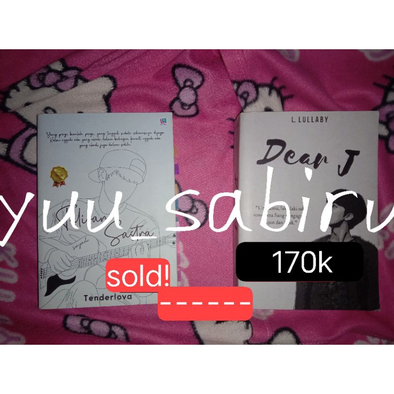 Jual Novel Preloved Dear J by L lullaby Tulisan Sastra by Tender Lova ...