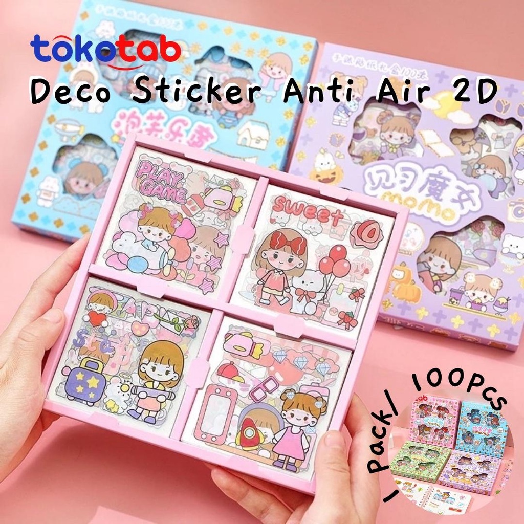 Jual Tokotab - Sticker Transparan Cute Sticker Pet Telado 2D Anti Air 1 ...