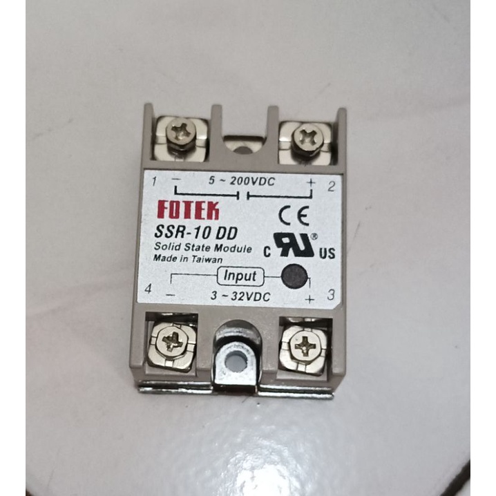 Jual FOTEK SSR 10DD SOLID STATE RELAY INPUT DC OUTPUT DC | Shopee Indonesia