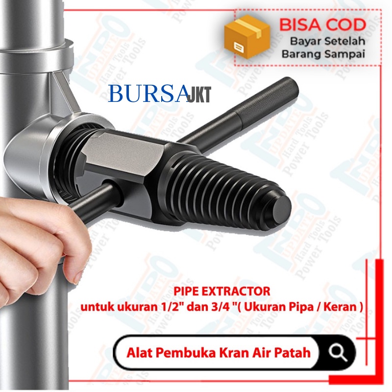 Jual PIPE EXTRAKTOR PEMBUKA KRAN PIPA RUSAK PATAH 1/2 3/8 (MIN 2 PC ...