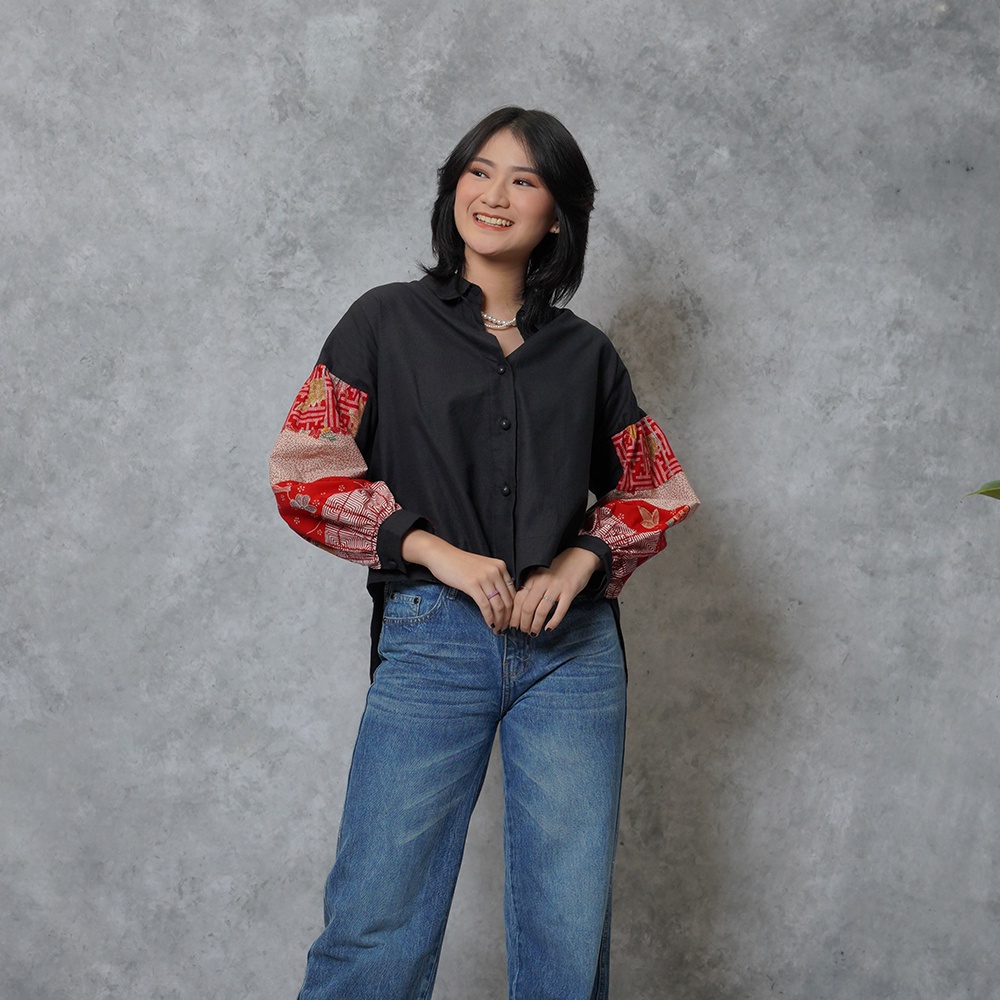 Jual NONA RARA - Albite encim PART0203, Baju Batik Kasual Modern ...