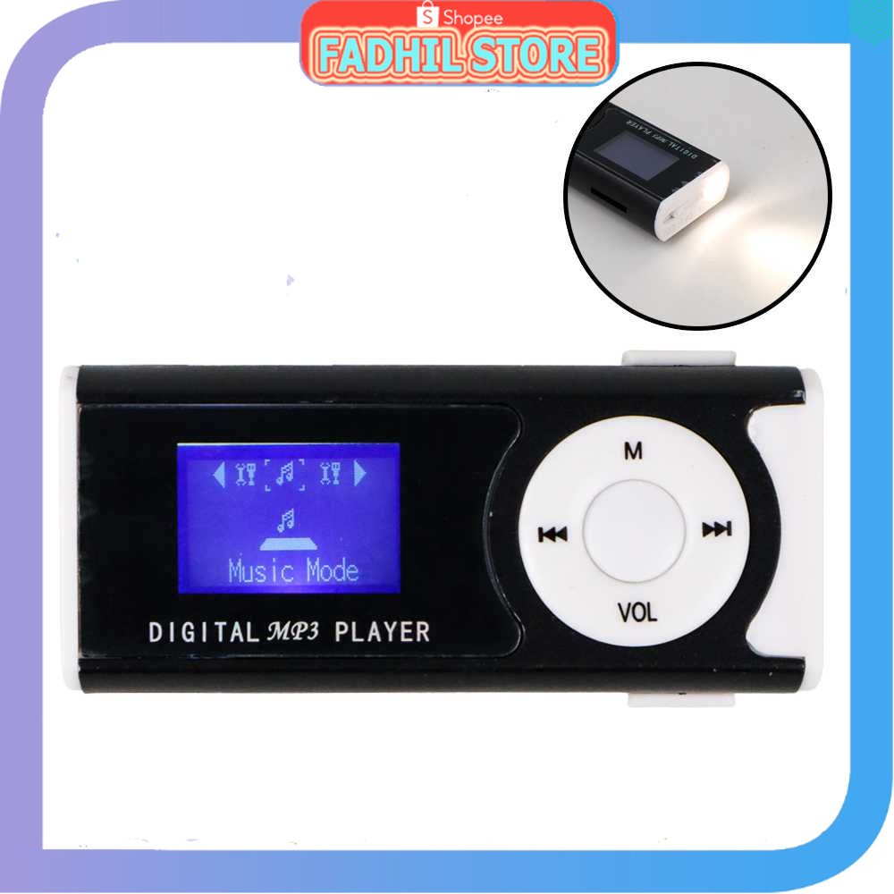 Jual FS - MP3 Player Dengan Slot TF & Clip & LED Flashlight - GC8945 ...