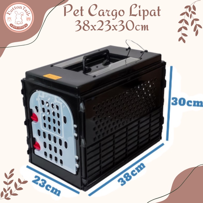 Jual Kandang Kucing Pet cargo Lipat Opo Cat ukuran 38x23x30 PCL M ...