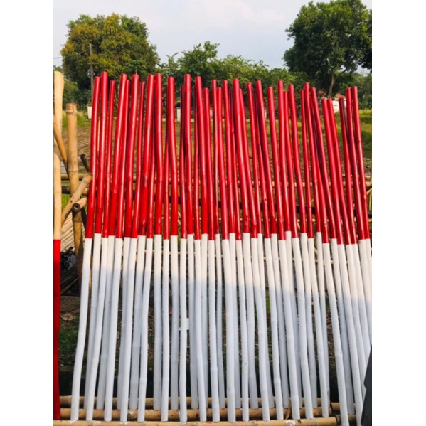 Jual Tongkat Pramuka Bambu Merah Putih | Shopee Indonesia