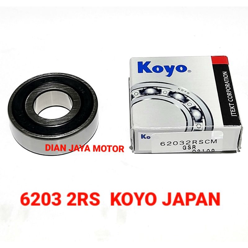 Jual LAHER BEARING BERING RODA 6203 2RS KOYO JAPAN | Shopee Indonesia