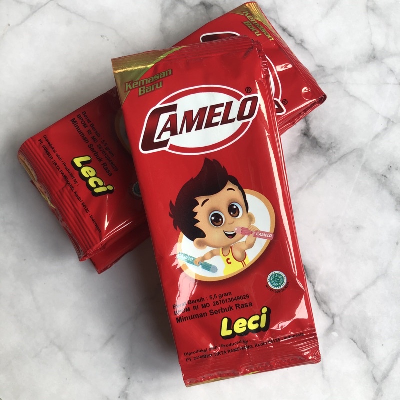 Jual BAHAN ES SUNTIK CAMELO ES BANTAL BUBUK ES CAMELO PER RENCENG ...