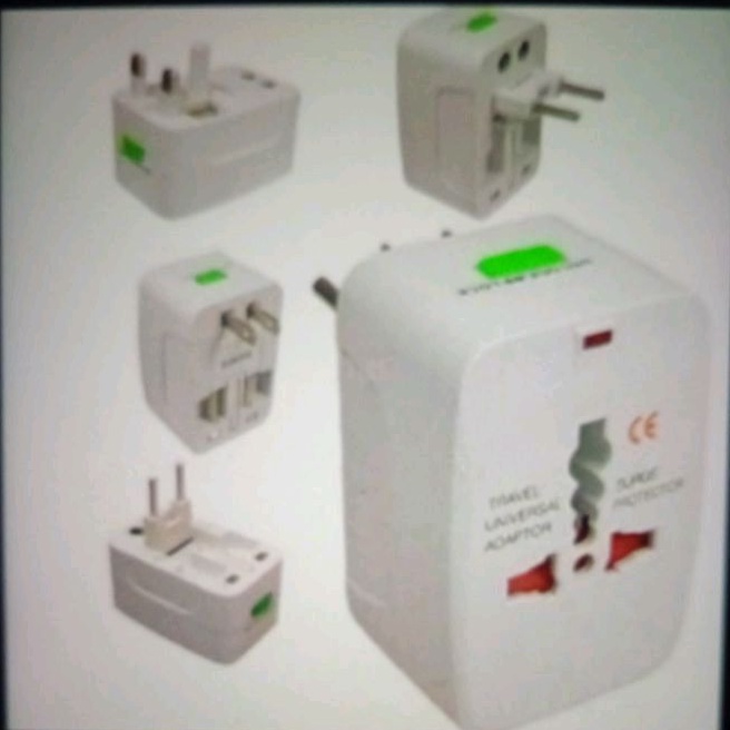 Jual adaptor internasional colokan listrik internasional adapter ...