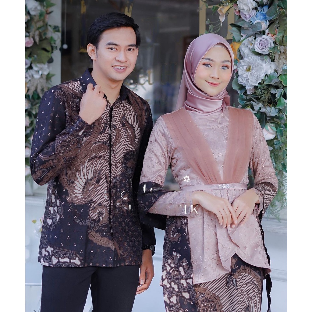 Jual BAJU COUPLE AVEENA BROWN KEBAYA WISUDA TERBARU KEBAYA LAMARAN KEBAYA TUNANGAN TERBARU 2022 ...