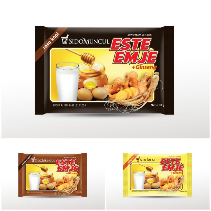 Jual STMJ Este Emje 1 SACHET @ 30gr - Rasa Original, Kopi, Coklat ...
