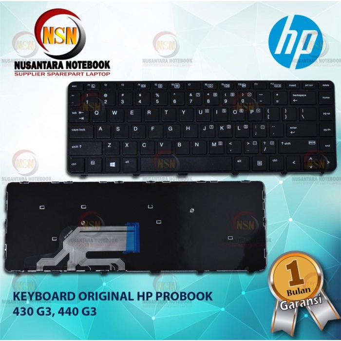 Jual Keyboard Original HP Probook 430-G3 440-G3 445 G3 No BackLight ...