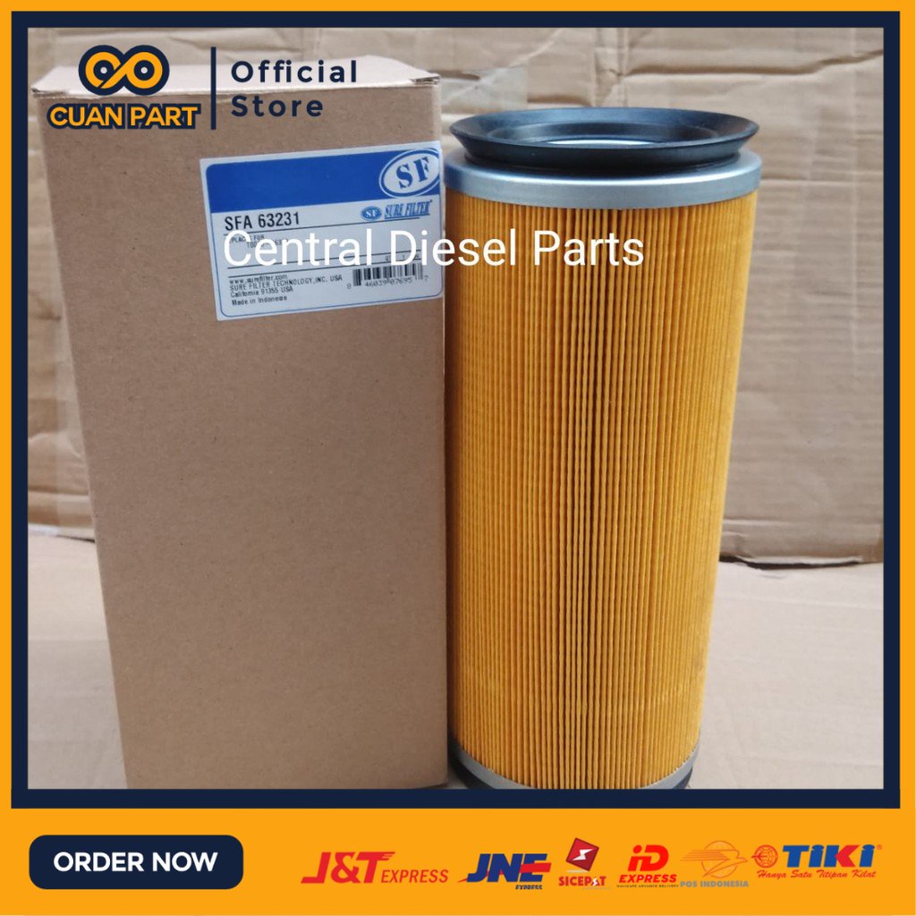 Jual Filter Udara / Air Filter Denyo Kubota T0070-16323 SFA 63231 ...