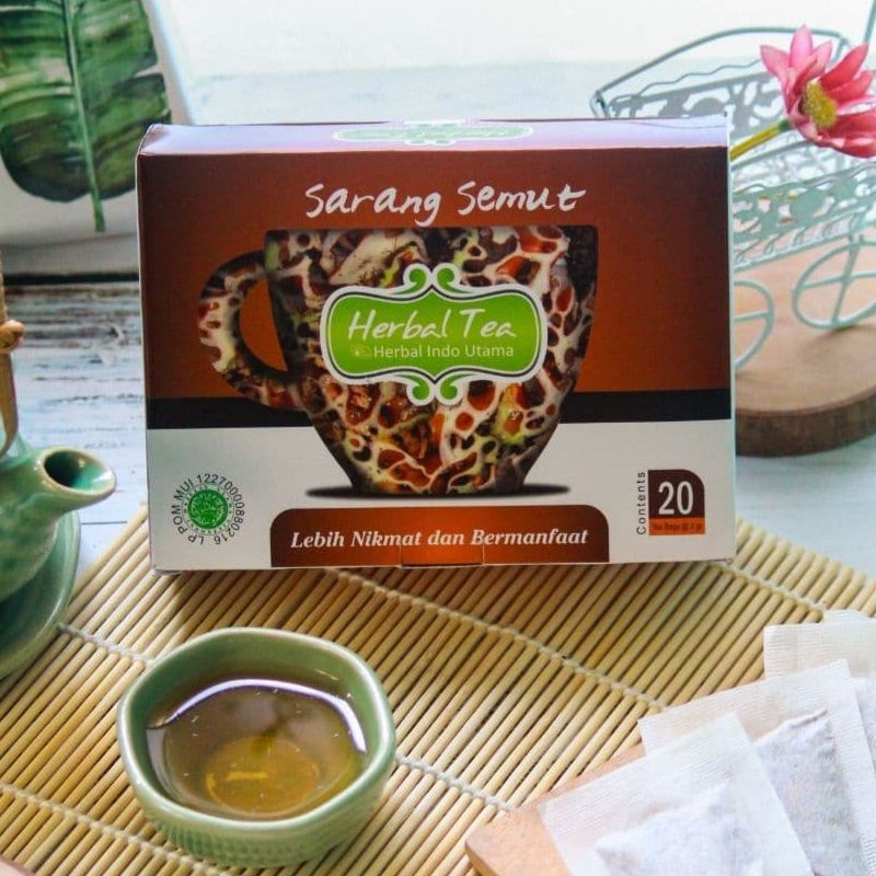 Jual TEH CELUP SARANG SEMUT - Tea Bag Herbal Indo Utama HIU | Shopee ...