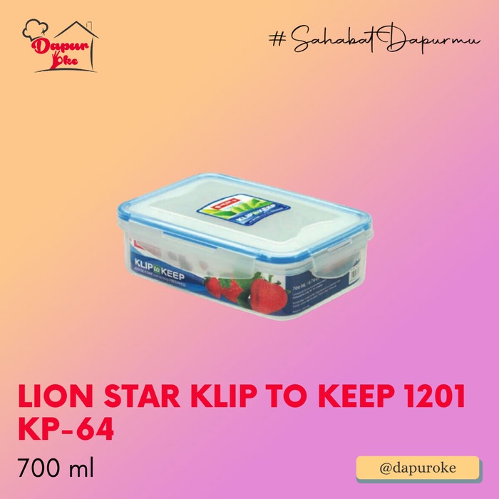 Jual Bento Lion Star Klip To Keep 1201 (700 Ml) Kp-64 / Tempat Makan ...