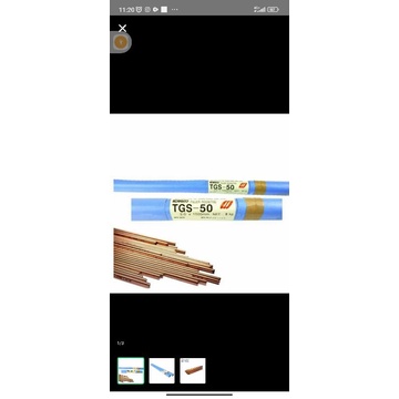 Jual Kawat las Argon TIG Besi TGS 50 1,6 MM 1/2 KG | Shopee Indonesia