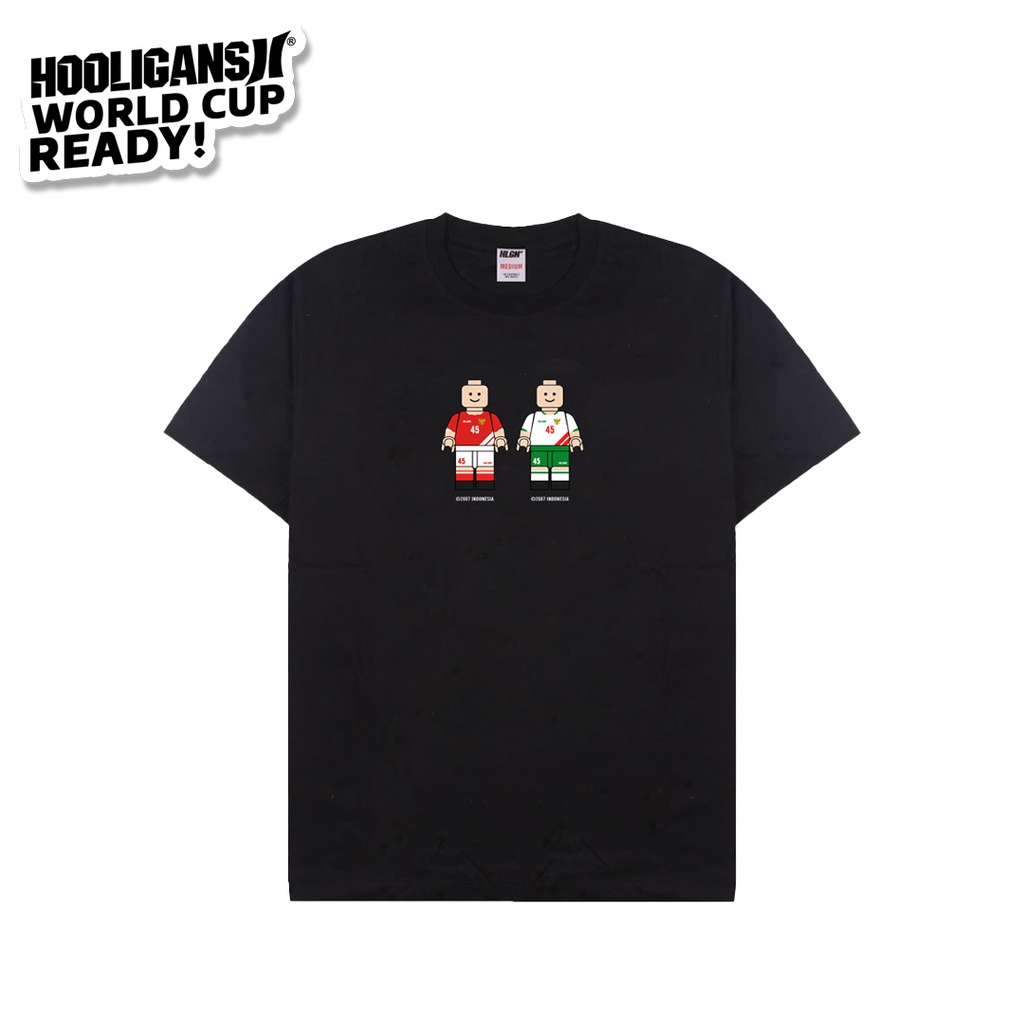 Jual HOOLIGANS T-Shirt IDN Brick - Black | Shopee Indonesia